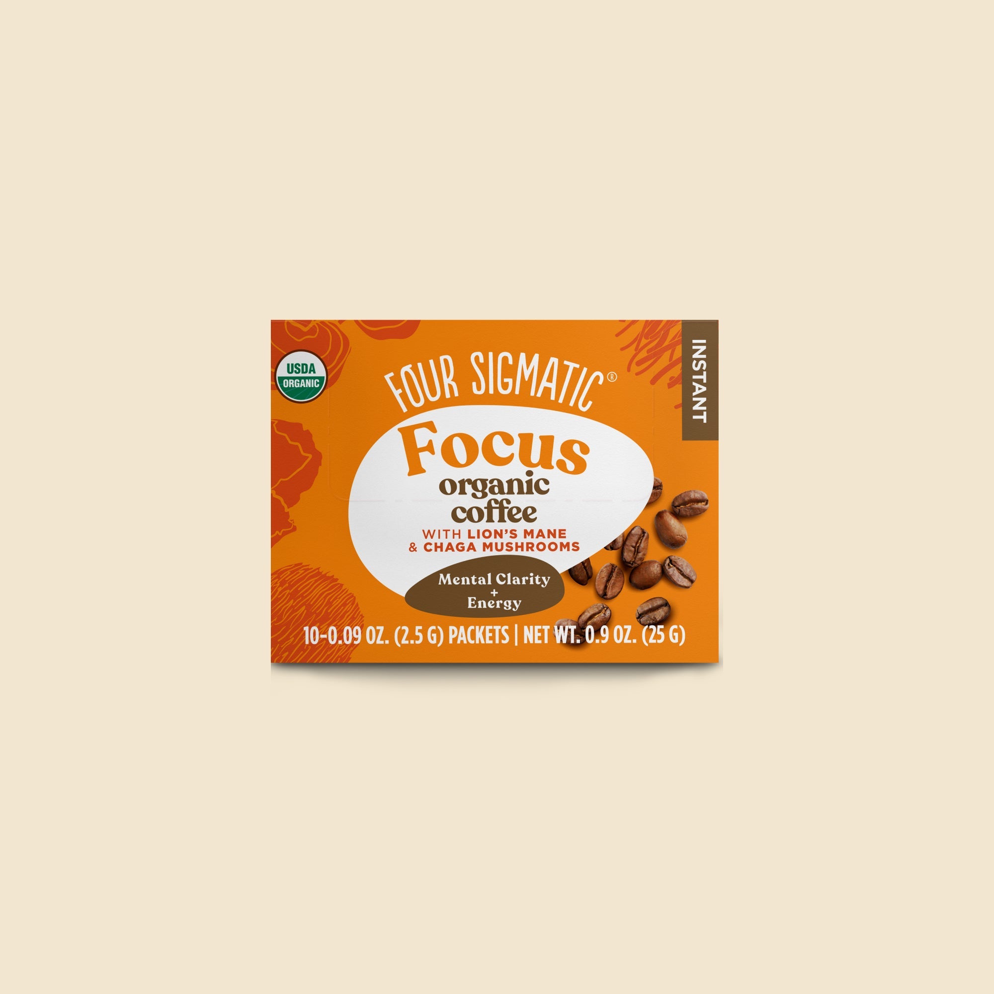 Focus Instant Coffee: Fast Focus Mushroom Blend – US Wholesale Four ...