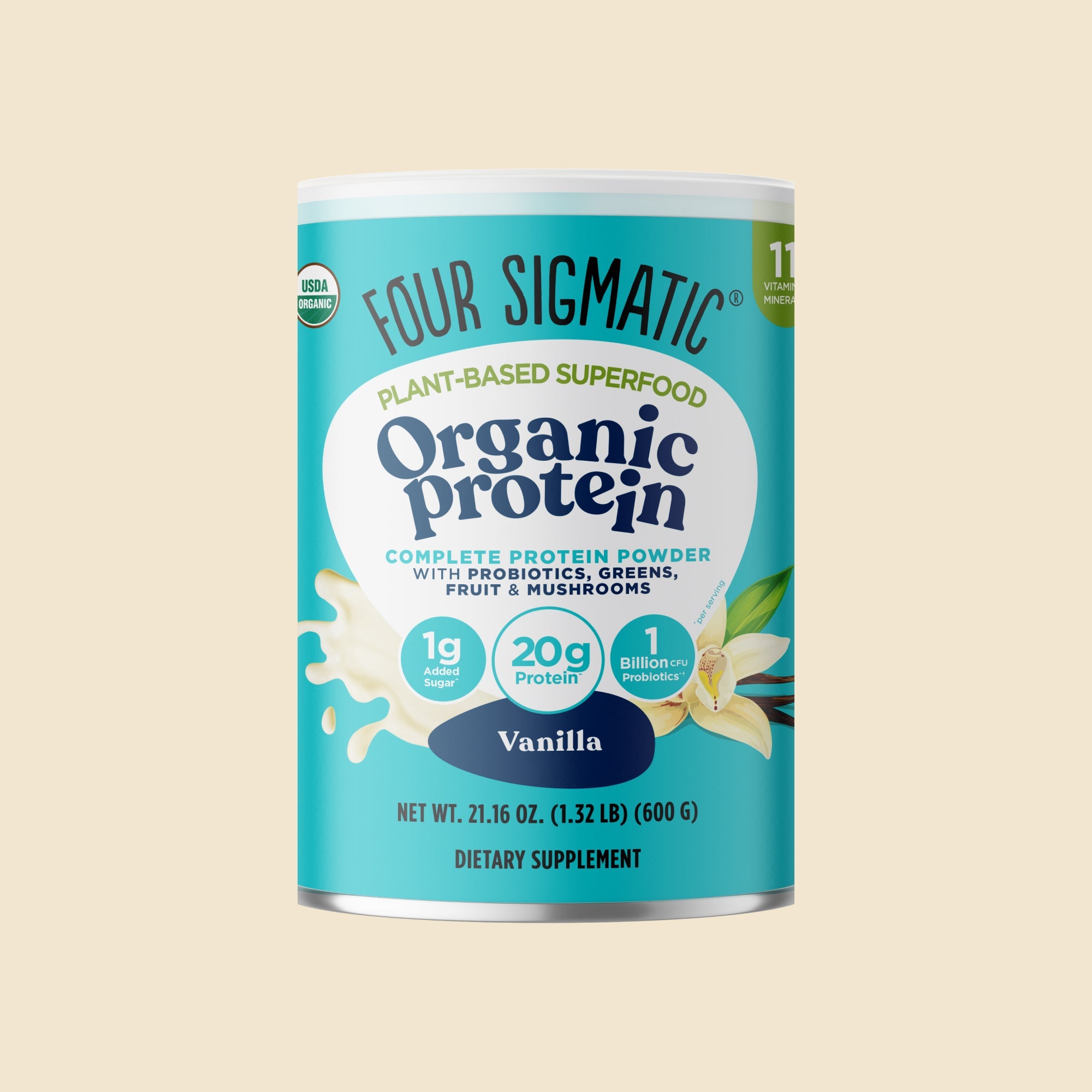 Sweet Vanilla Protein: Plant-Based Mushroom Powder – US Wholesale Four ...